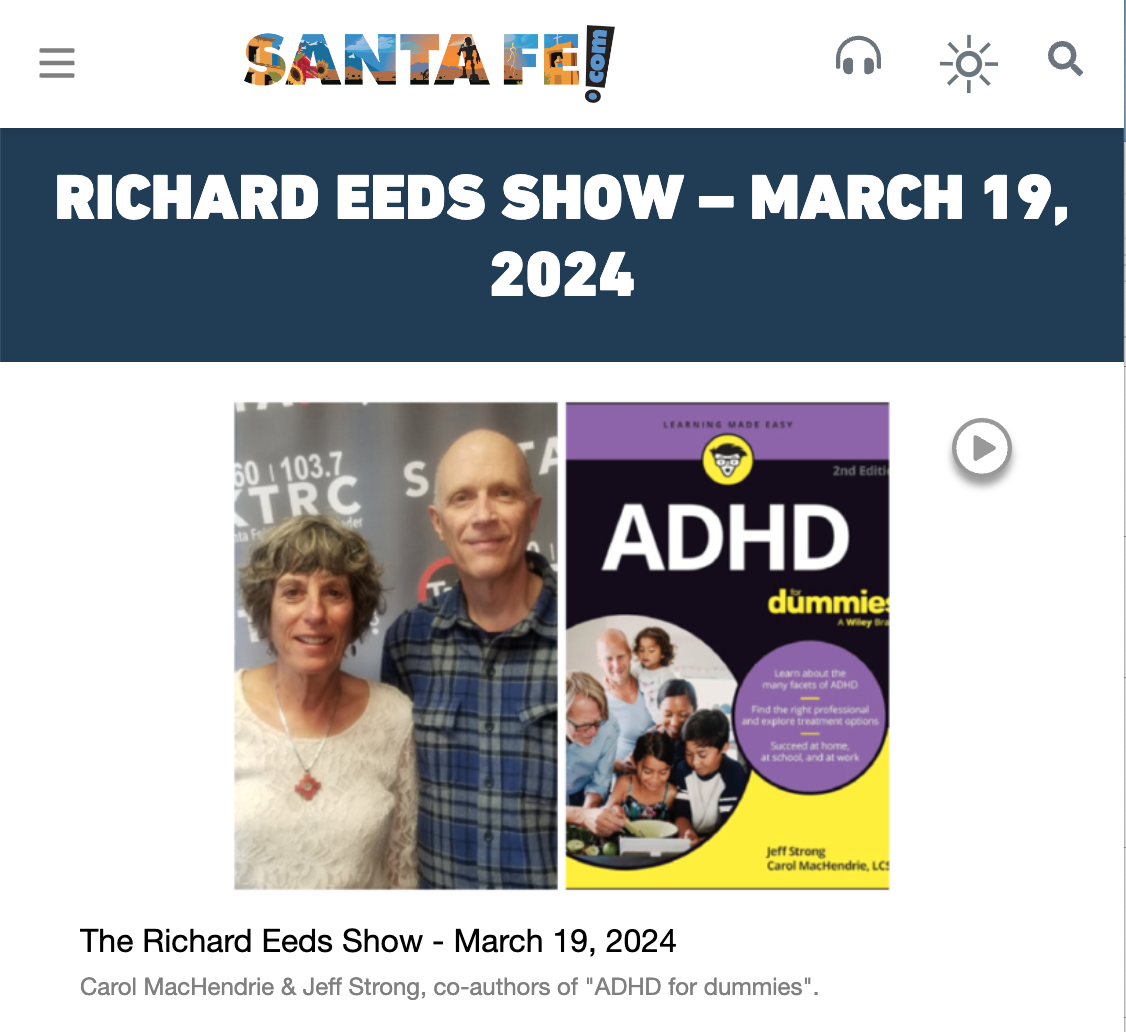 Jeff Strong and Carol MacHendrie on the Richard Eeds Show – STRONG ...